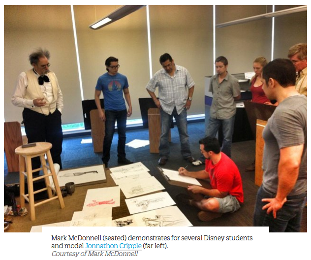 Disney’s Life Drawing Classes Today | babbittblog